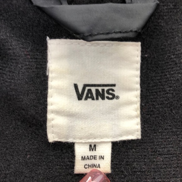 Vans | Jackets & Coats | Vans Waterproof Black Shell Style Jacket ...